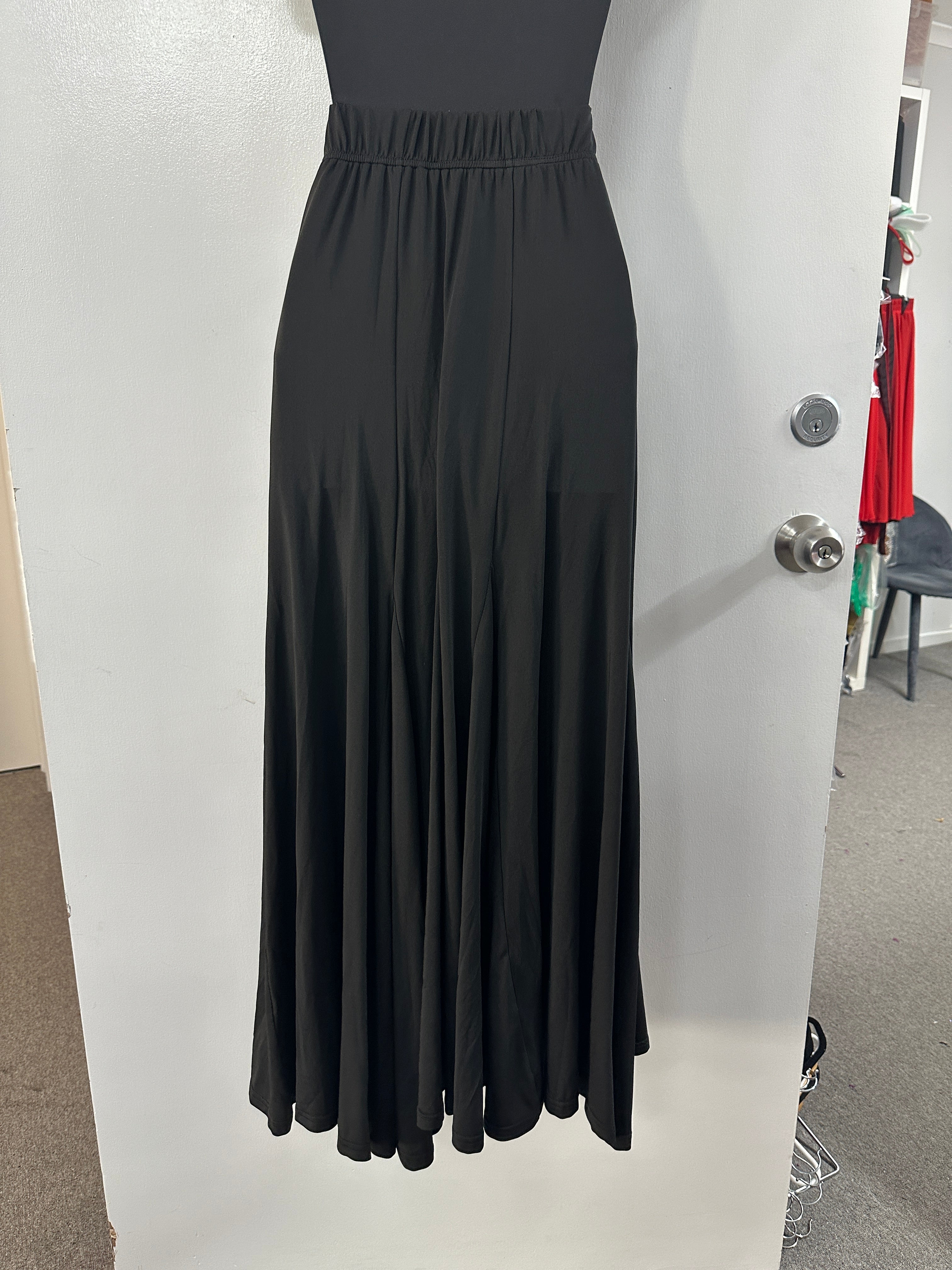 Black Panel Ballroom Skirt – MM Dance Supplies