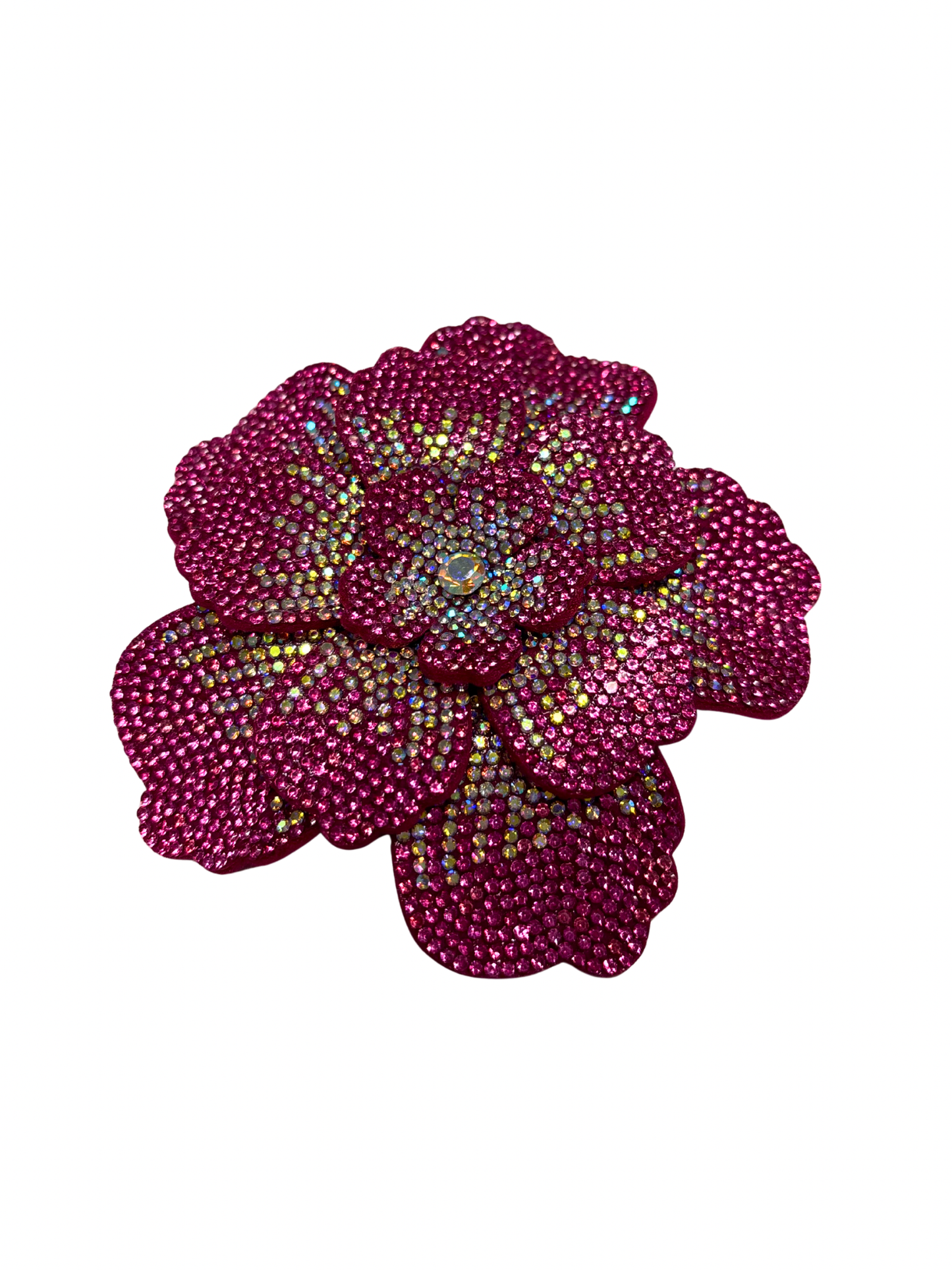 Maeve Diamanté Flower in Pink with Clip – MM Dance Supplies