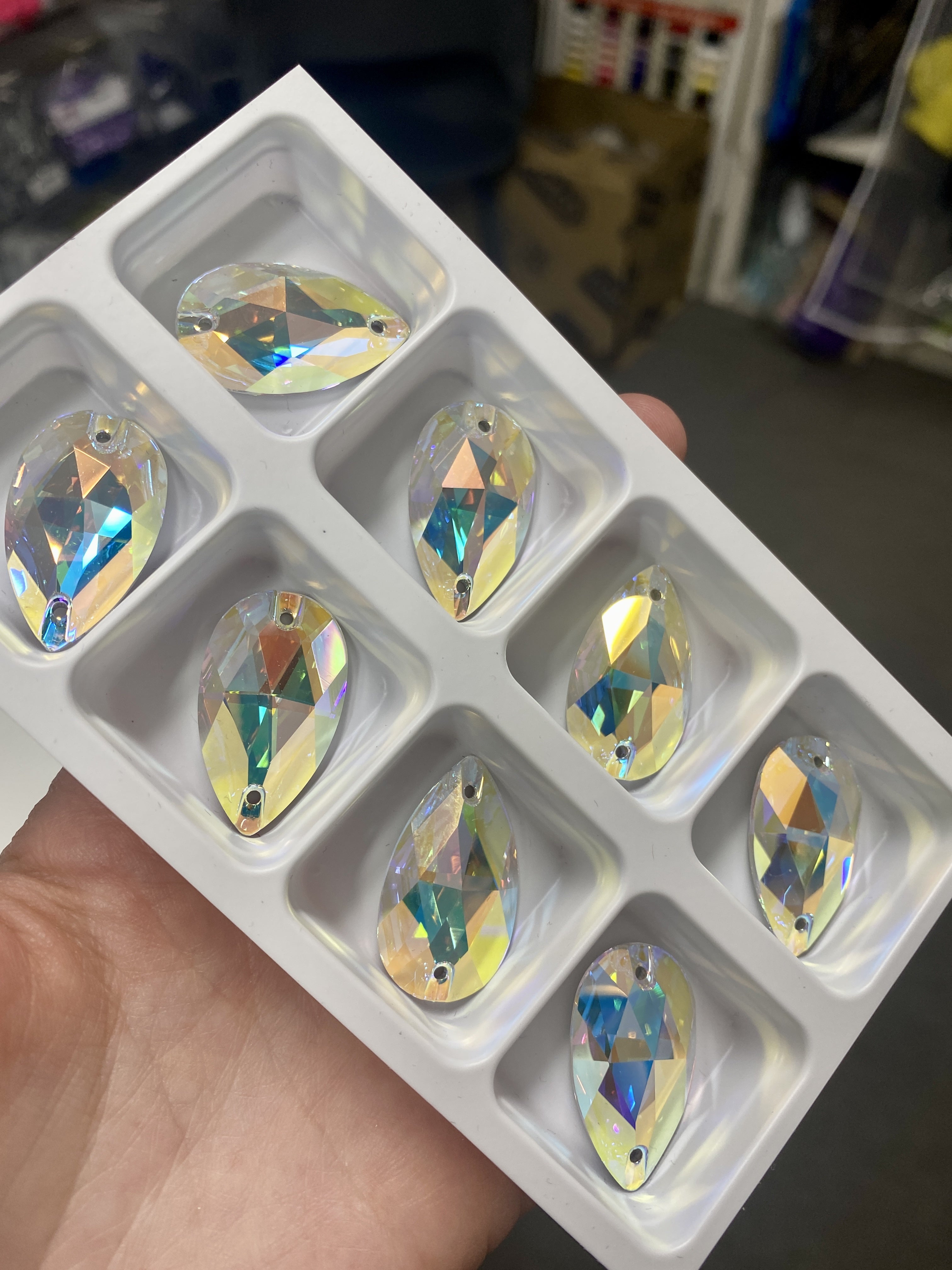 Preciosa Pearshape 301 2H Sew On – MM Dance Supplies