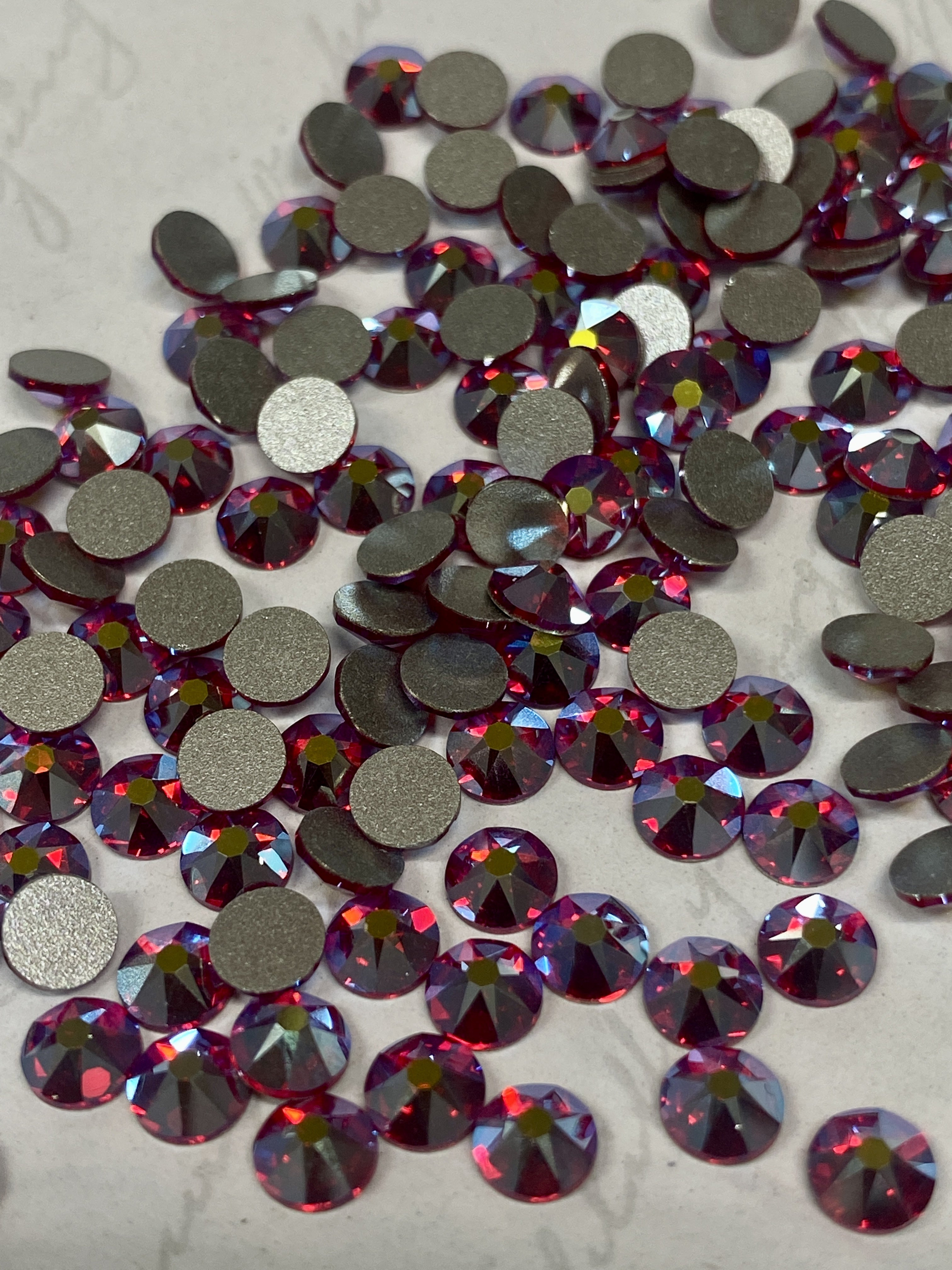 Swarovski Crystal Xirius Rose Light Siam AB SS16 – MM Dance Supplies