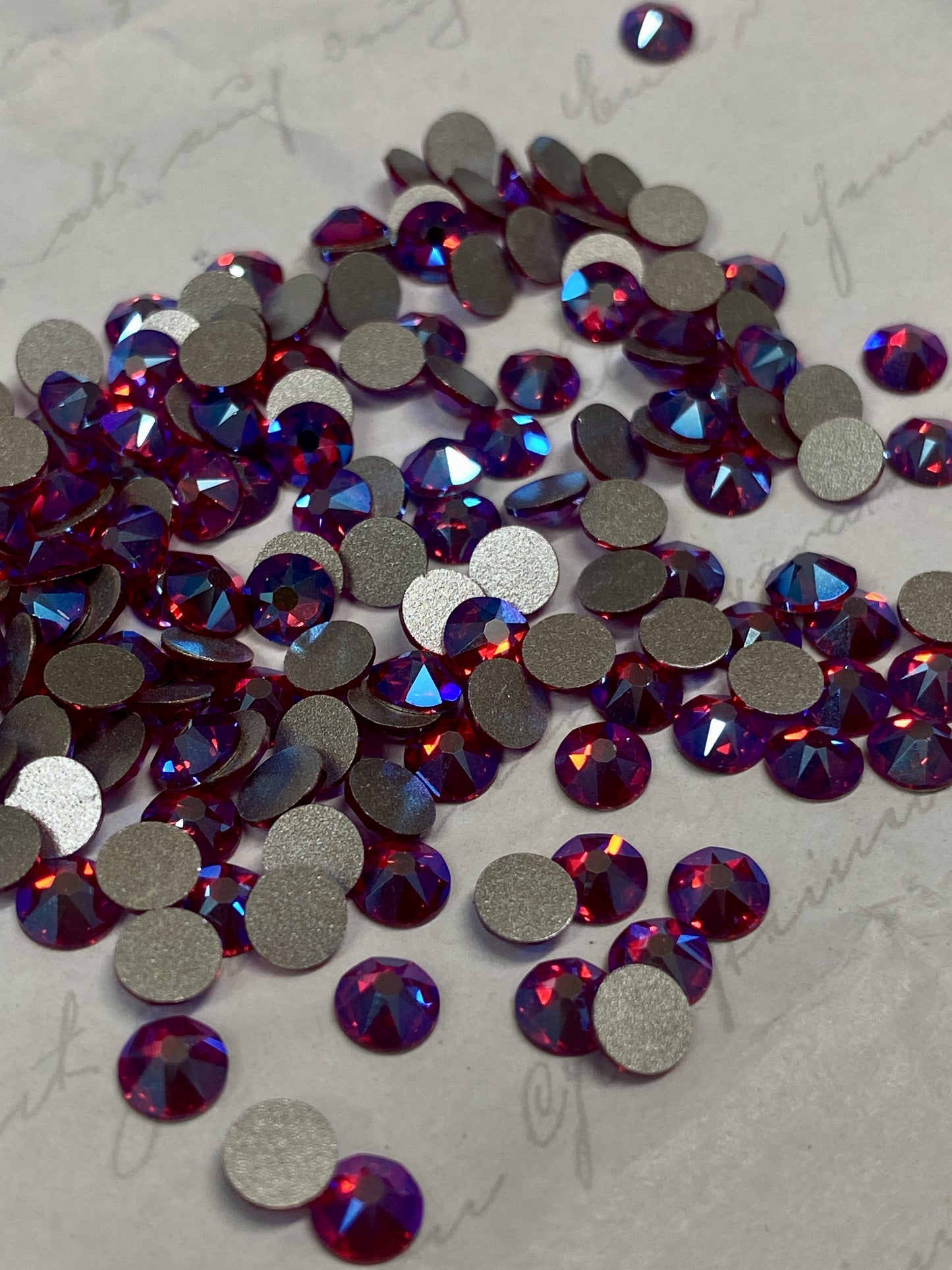 Swarovski Crystal Xirius Rose Light Siam Shimmer SS16 – MM Dance Supplies