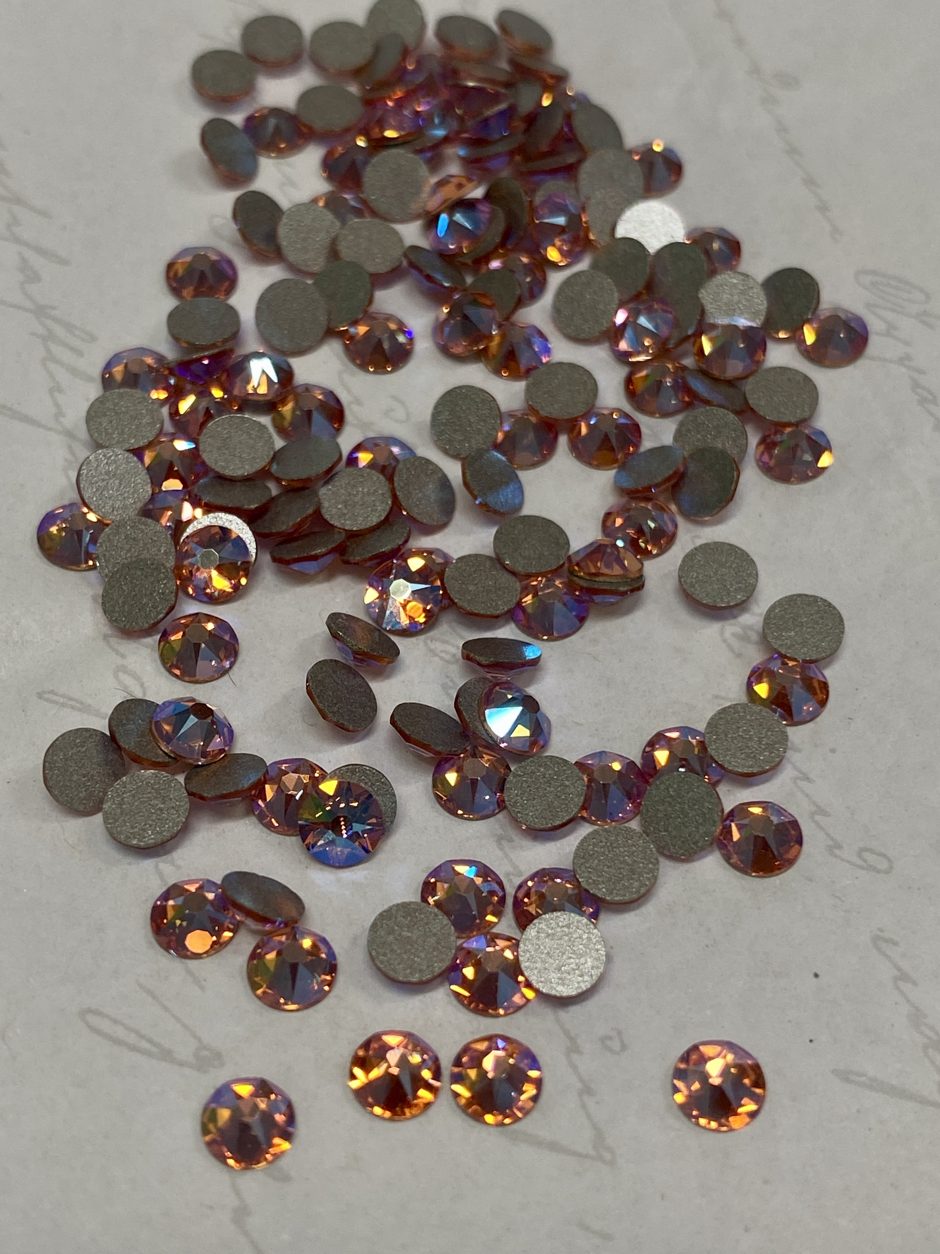 Swarovski Crystal Xirius Rose Rose Peach Shimmer SS16 – MM Dance Supplies